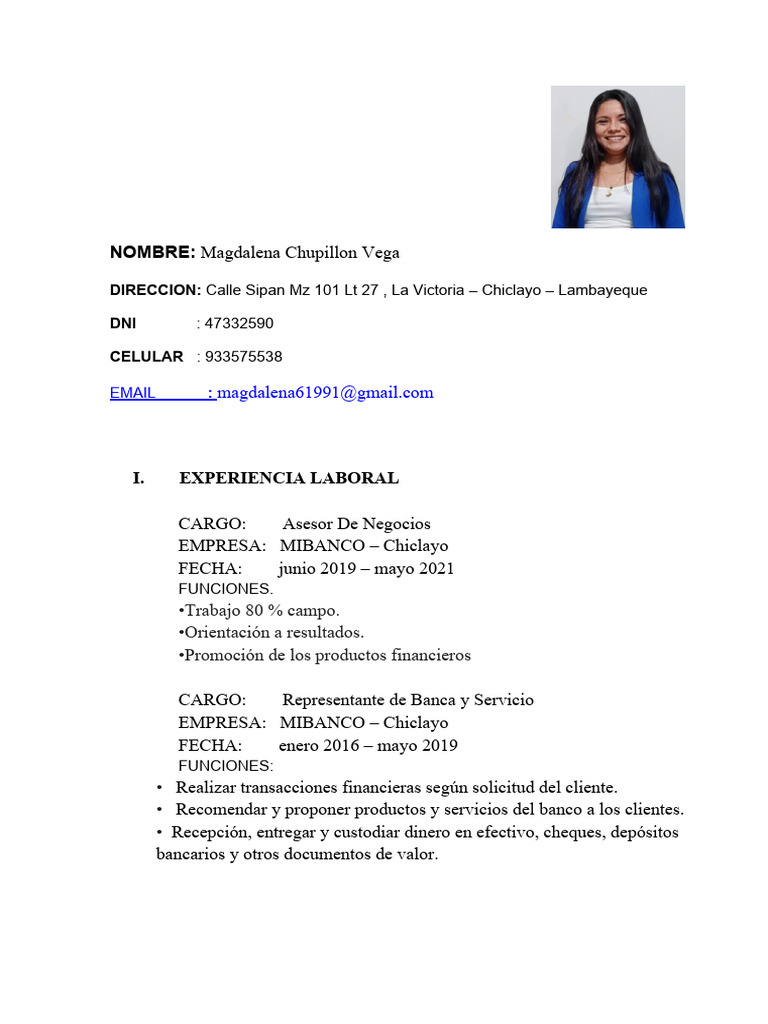 CV Magdalena 2021 | PDF | Crecimiento personal y profesional