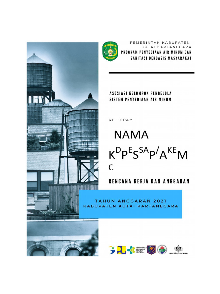 Draft Rencana Kerja Kpspam 2021 | PDF