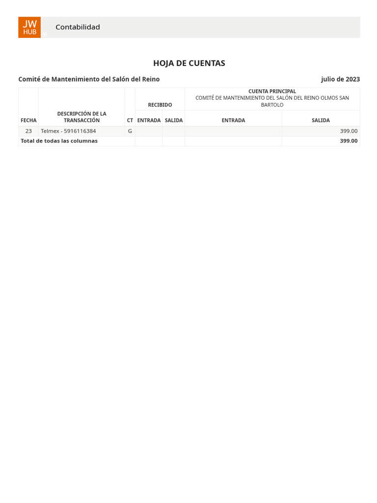 Contabilidad - JW Hub | Descargar gratis PDF | Servicios financieros ...