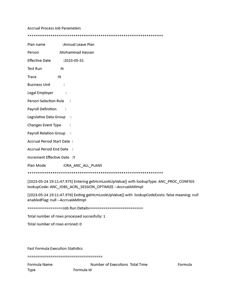 Accrual Process Job Parameters | PDF | Statistics | Computing Accrual Process Job Parameters | PDF | Statistics | Computing