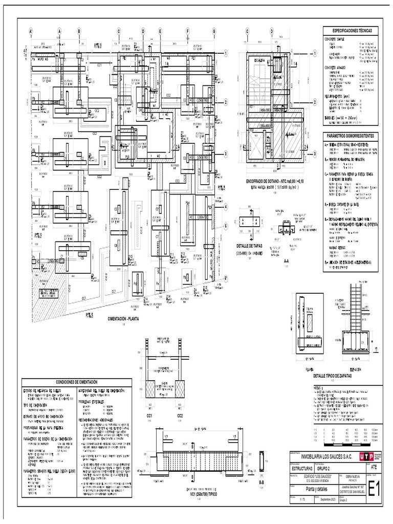 Estructura_E1_E9 | PDF | Ingeniería estructural