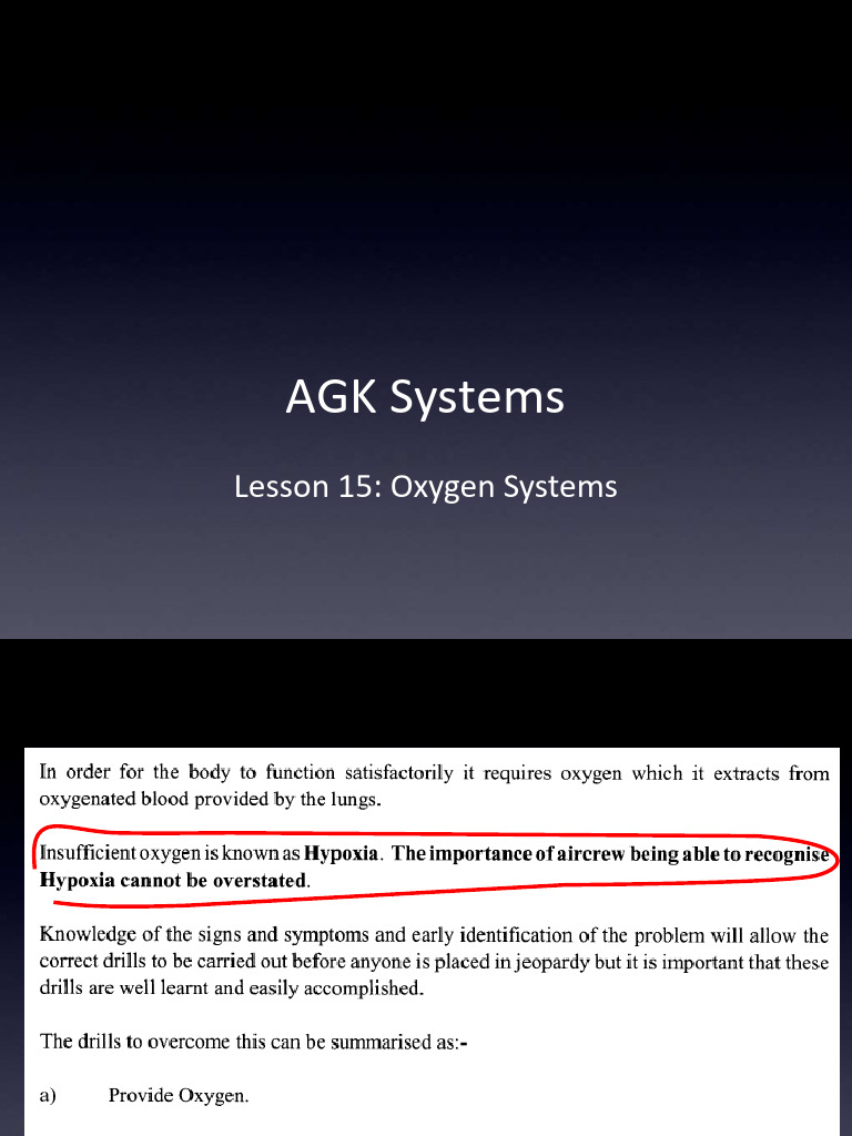 Systems 15 Oxygen Systems S51 PDF | PDF | Oxygen | Gases