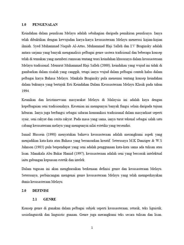 Sastera Melayu | PDF