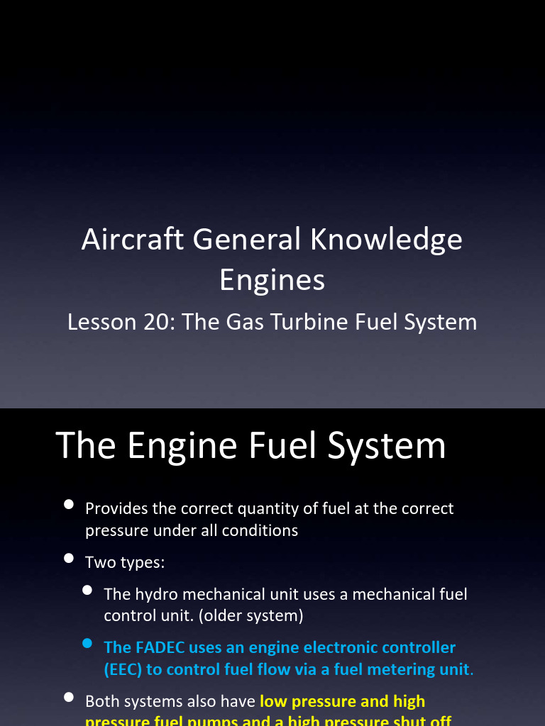 Engines 20 Fuel System PDF | PDF | Pump | Engines