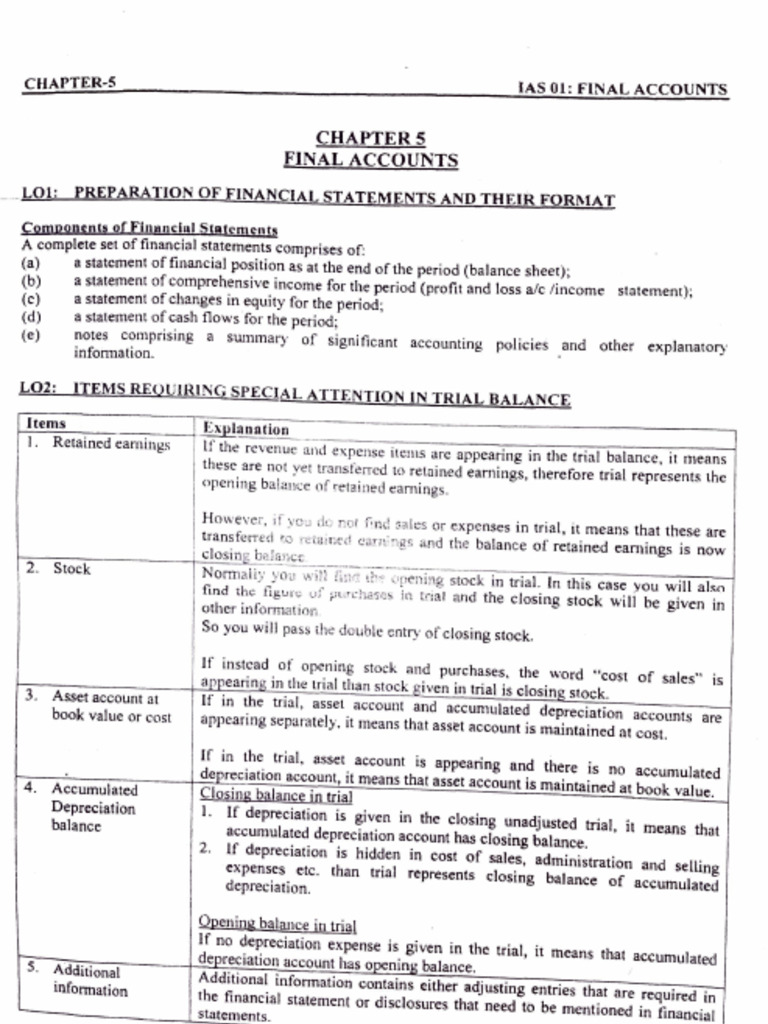 Ias 1 Financial Statements-2020 | PDF