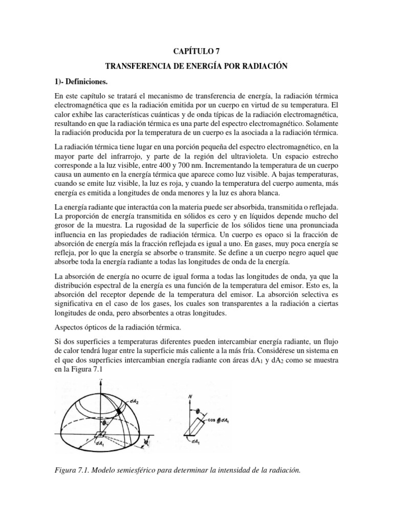 Transferencia de Energía para Ingeniería Química | PDF | Espectro ...