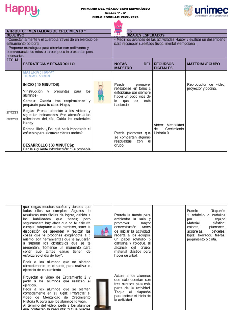 Mentalidad de Crecimiento # 5 | PDF