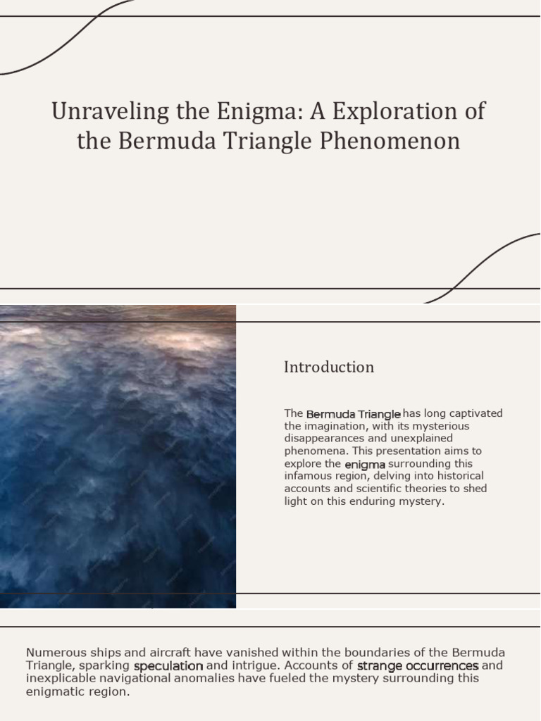 Wepik Unraveling The Enigma A Formal Exploration of The Bermuda Triangle Phenomenon ...