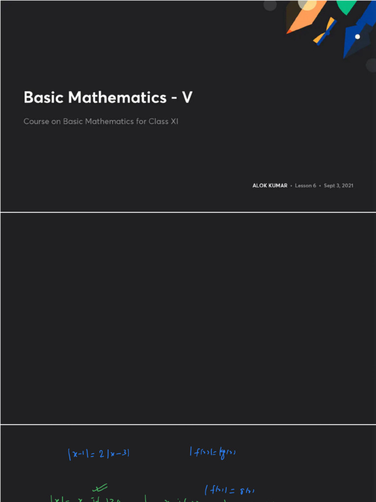 Basic Mathematics | PDF