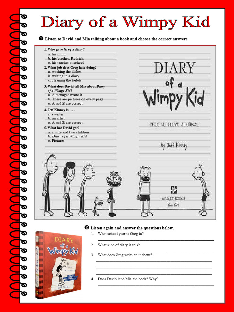 Diary of a Wimpy Kid Discussion Guide | PDF | Social Science