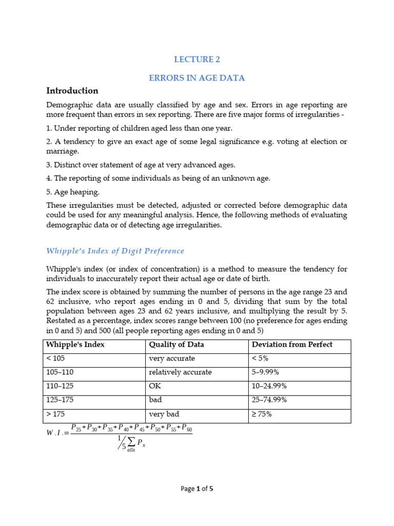 Acs 411 Lecture 2 | PDF | Statistics | Applied Mathematics