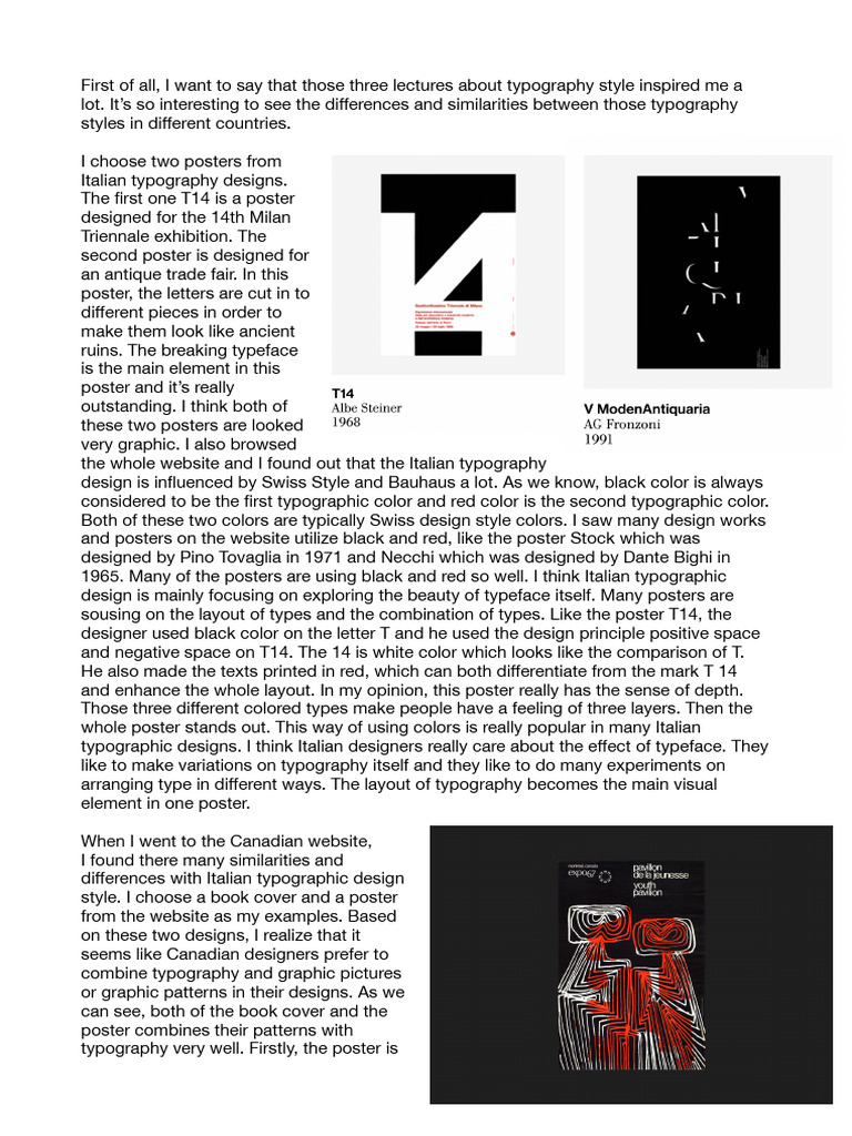 Analysis of Different Type Styles | PDF | Typography | Writing