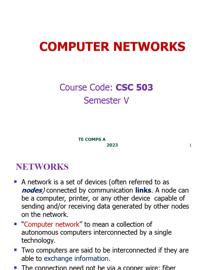 Chap1.1 Introduction | Download Free PDF | Network Topology | Computer Network