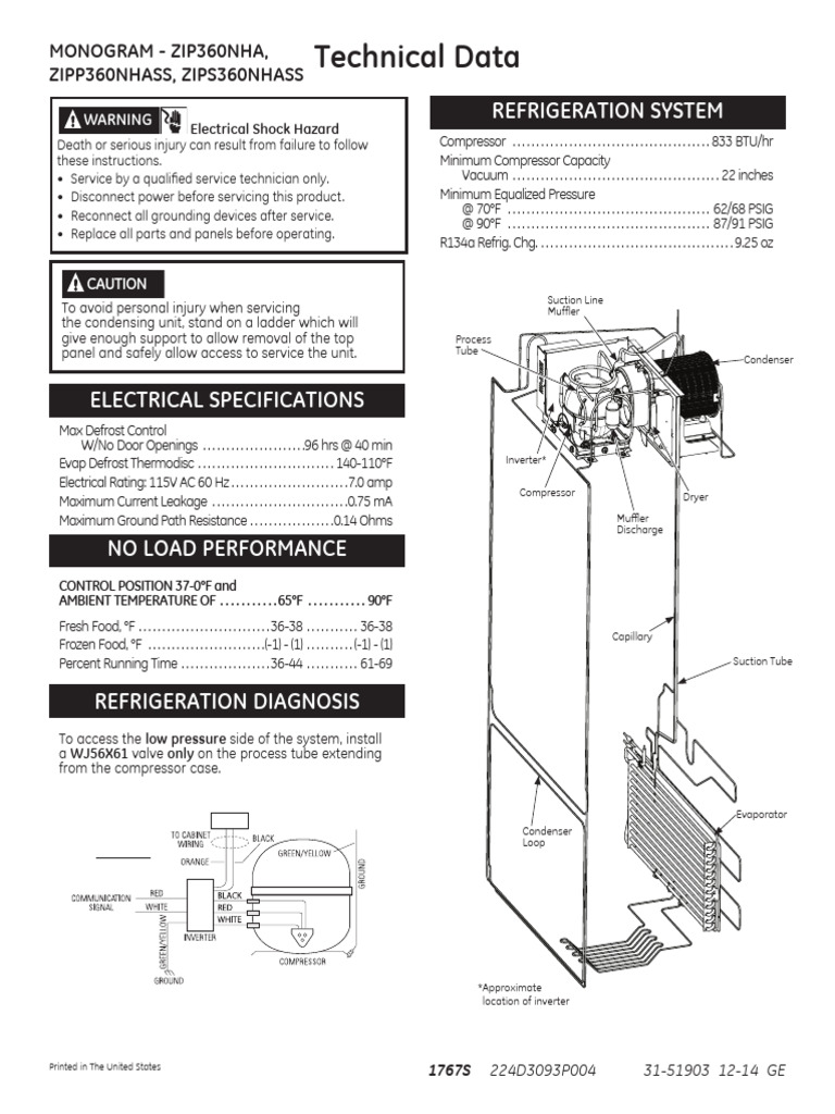 Technical Data: Refrigeration System | PDF | Power Inverter ...