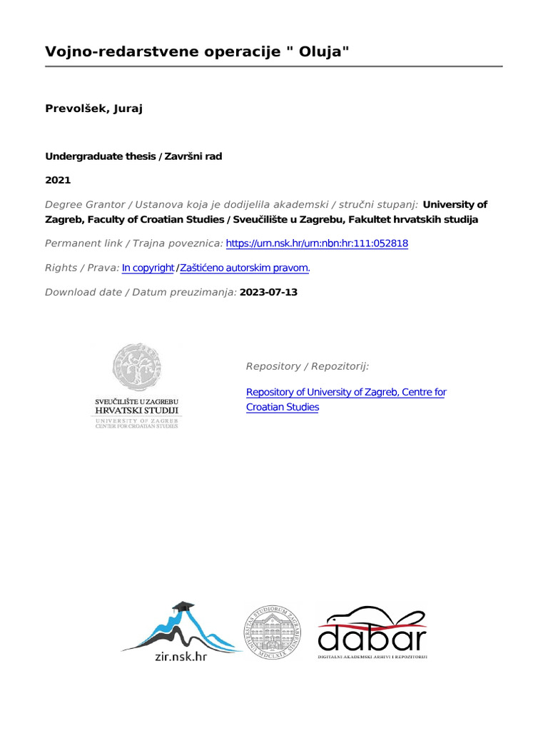 Zavrsni Rad | PDF Zavrsni Rad | PDF