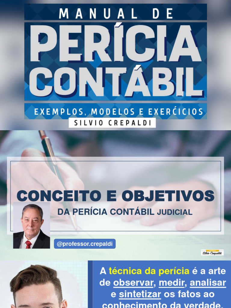 CAP3 - CONCEITO E OBJETIVOS DA PERICIA CONTABIL - Crepaldi | PDF ...