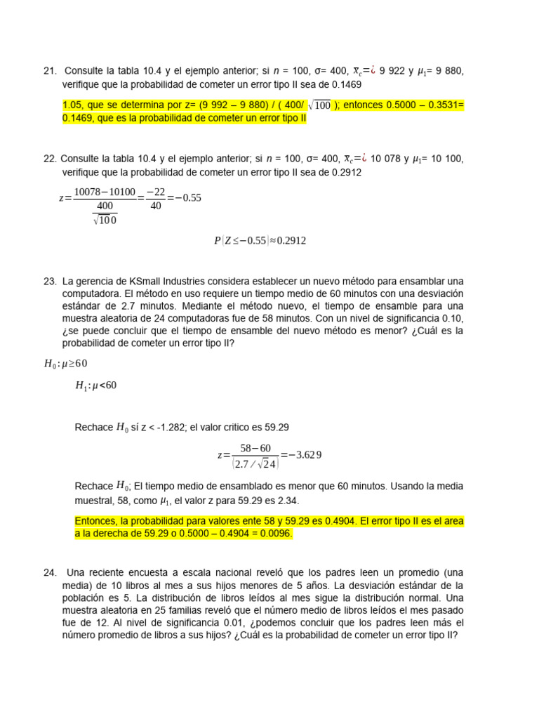Estadistica | PDF | Errores tipo I y tipo Ii | Análisis estadístico