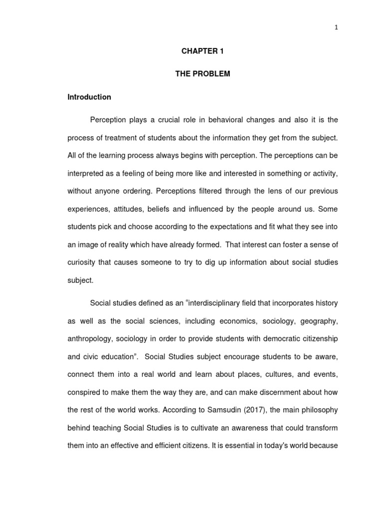 Final Research - Chapter 1-5 | PDF | Sampling (Statistics) | Attitude (Psychology)