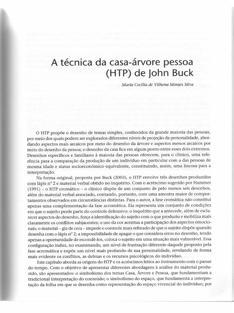 A Técnica Do HTP de John Buck | PDF