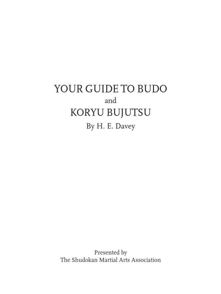 Your Guide To Budo Koryu Bujutsu | PDF | Samurai | Shogun