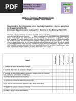 GDS 30 - Escala Geriátrica de Depressão | PDF | Depressão