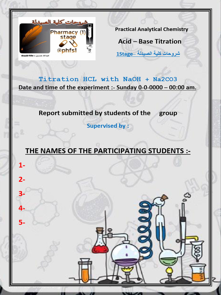 Analytical Chemistry Report 3 | PDF | Sodium Hydroxide | Hydrochloric Acid