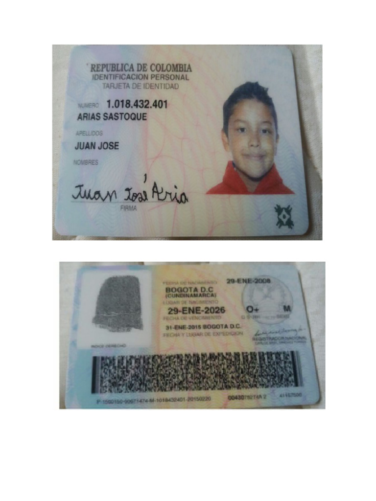 Tarjeta Juanjo | PDF