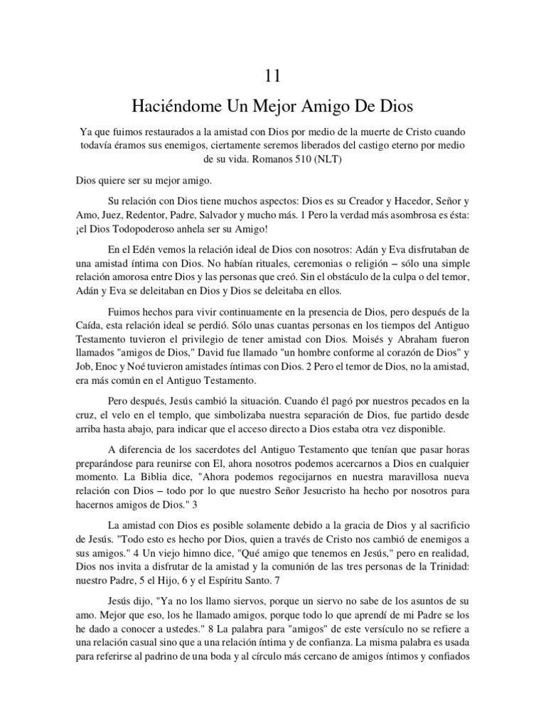 Capitulo 11 | PDF | Oración | Dios