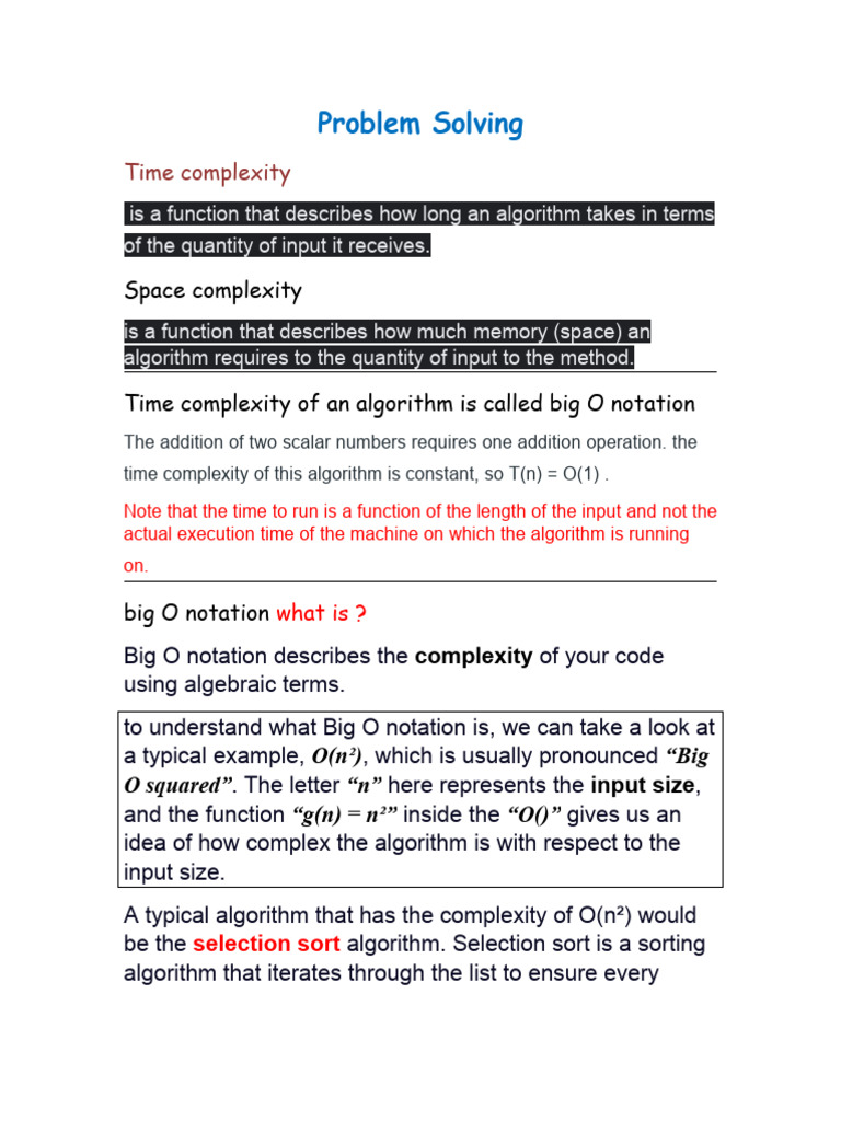 Problem Solving | PDF