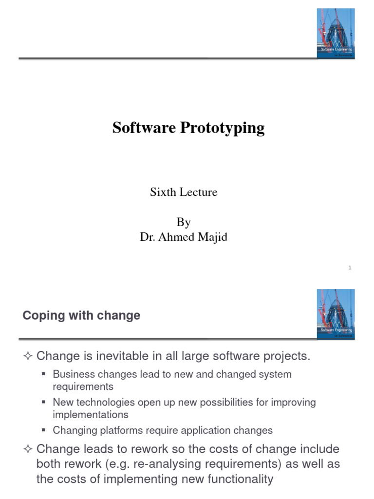 Lec 6 | PDF | Software Prototyping | Prototype