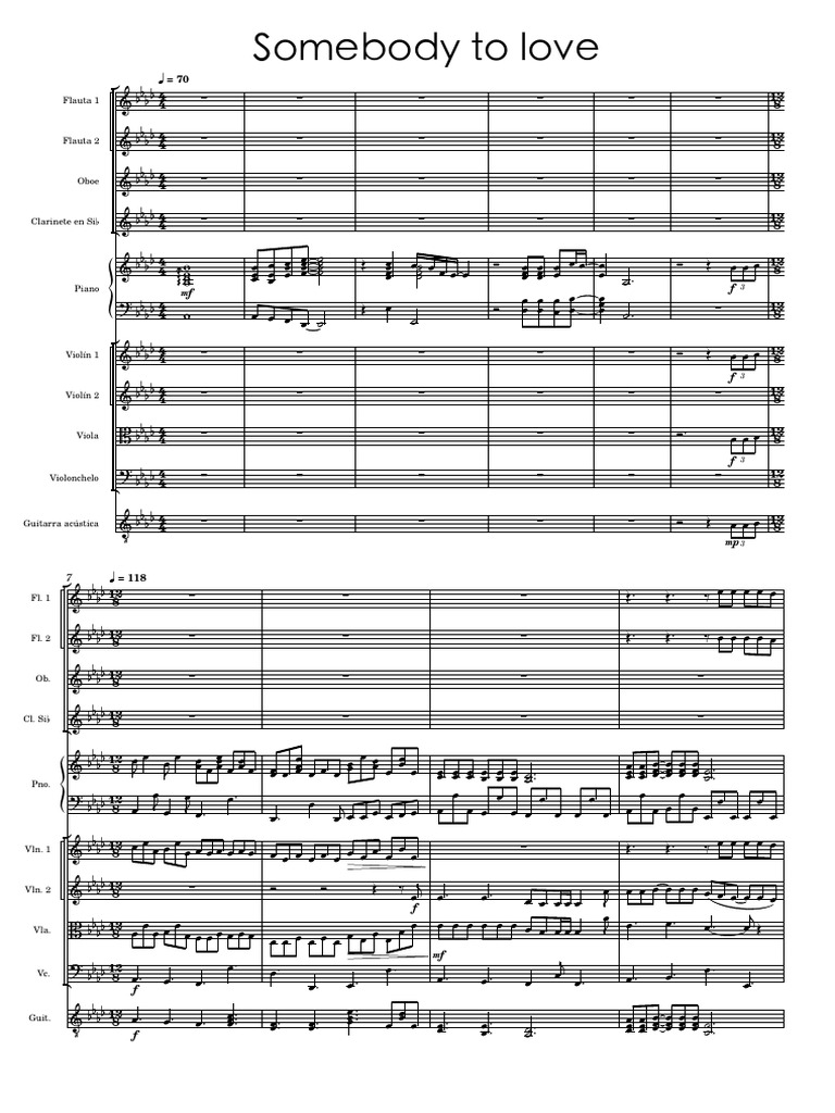 Somebody To Love Arp | PDF