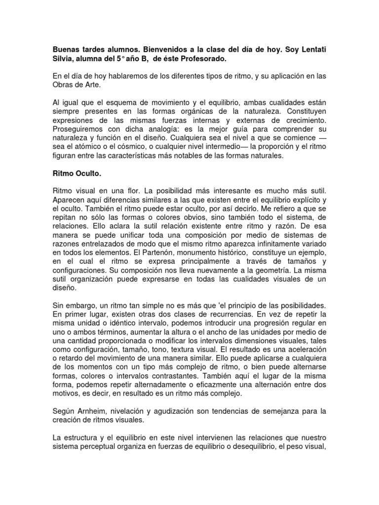 Diferentes Tipos de Ritmo | PDF | Ritmo