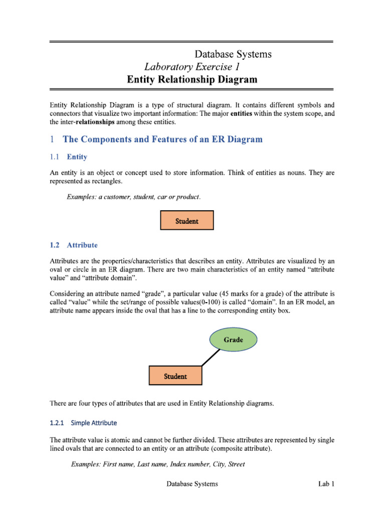 DBMS Lab1 ER V1 | PDF