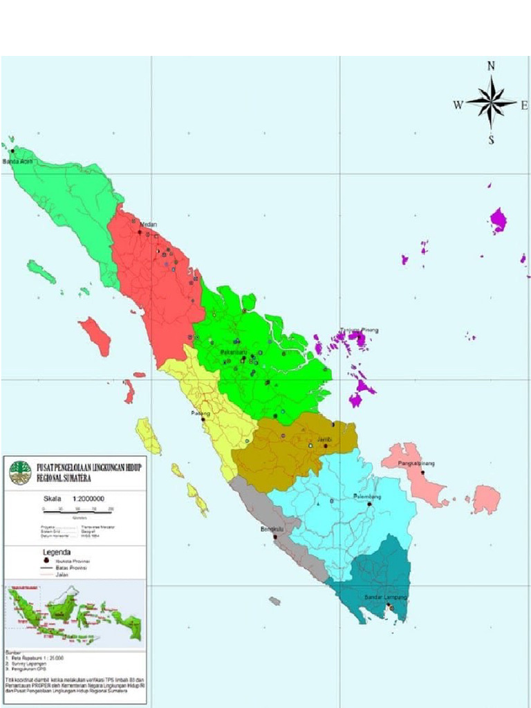 Peta Sumatra Dan Skala | PDF