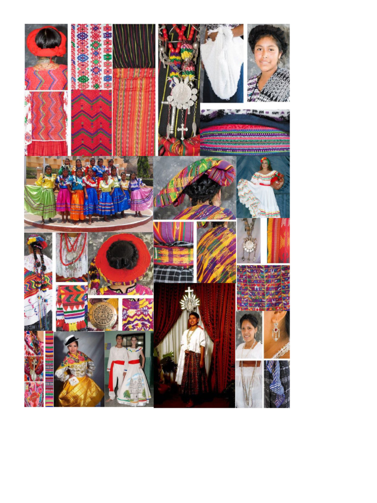 Collage de Trajes Tipicos Guatemala | PDF