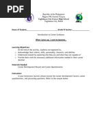 Career Research Worksheet Guide | PDF | Employment | Social Psychology