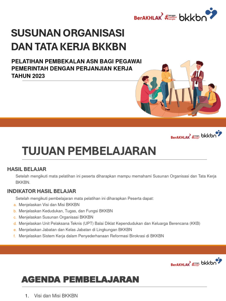 Materi 1 PDF SOTK BKKBN | PDF