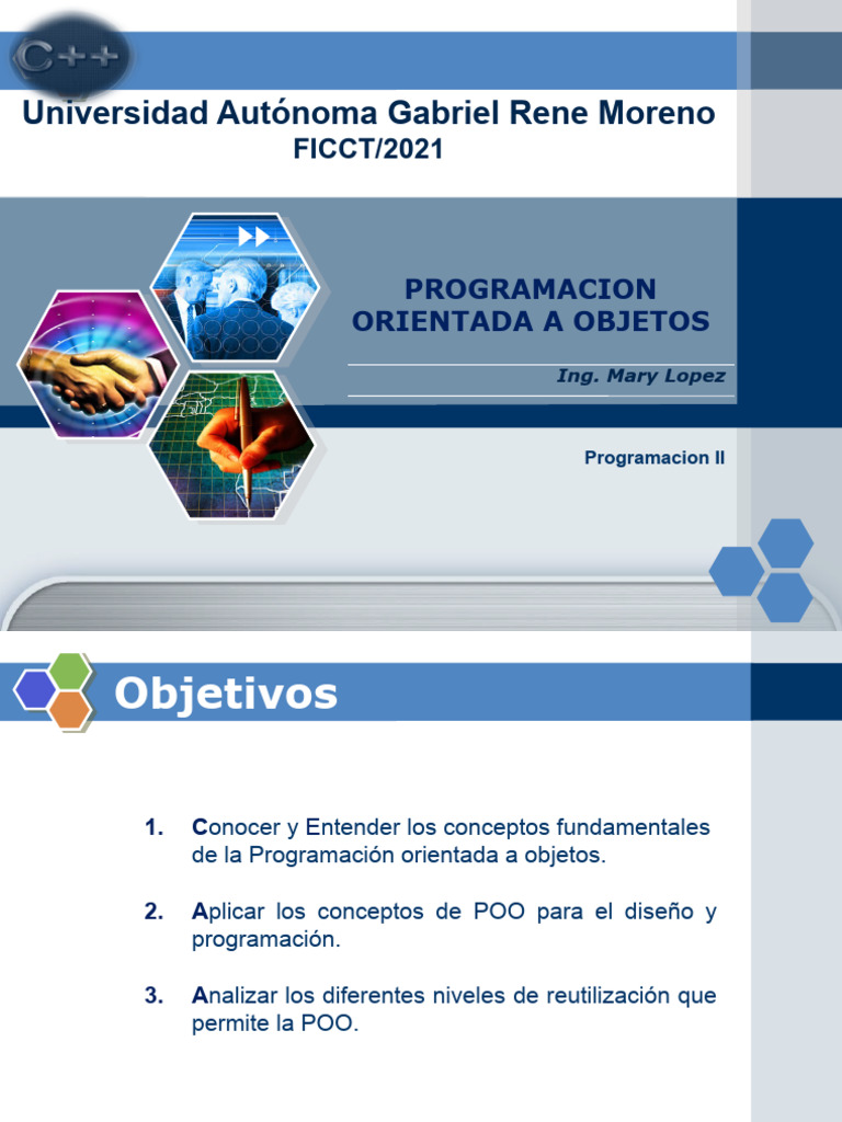 Cap3.1 Poo | PDF | Objeto (informática) | Programación orientada a objetos