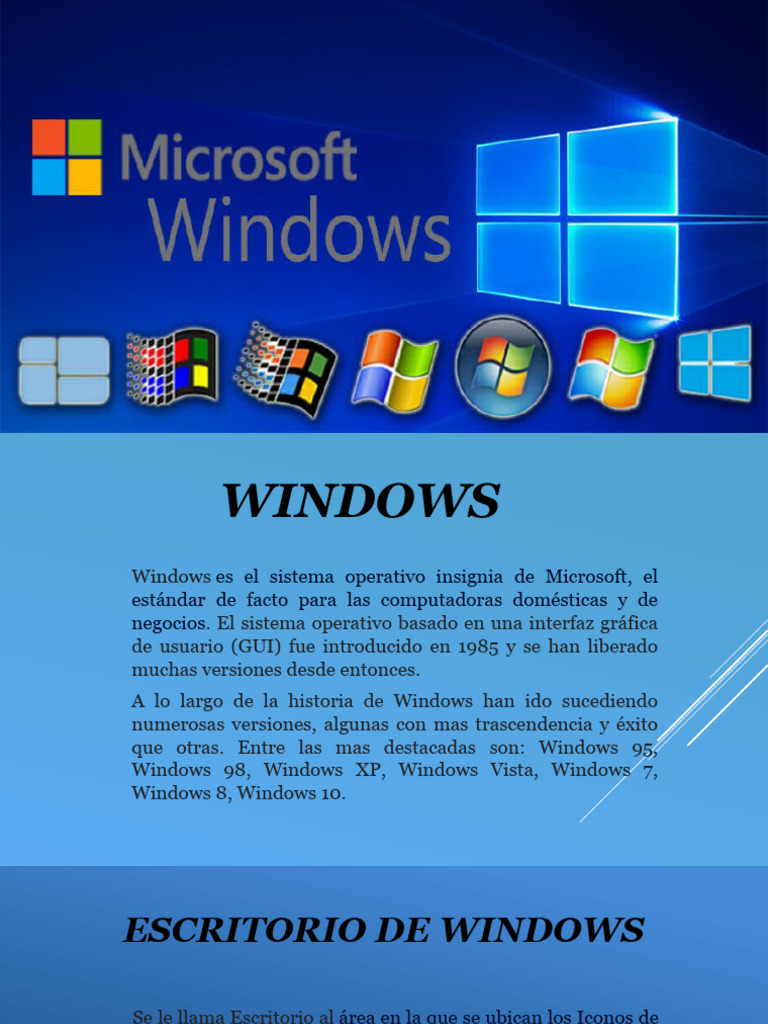 Windows | PDF | Microsoft Windows | Ventana (informática) Windows | PDF | Microsoft Windows | Ventana (informática)