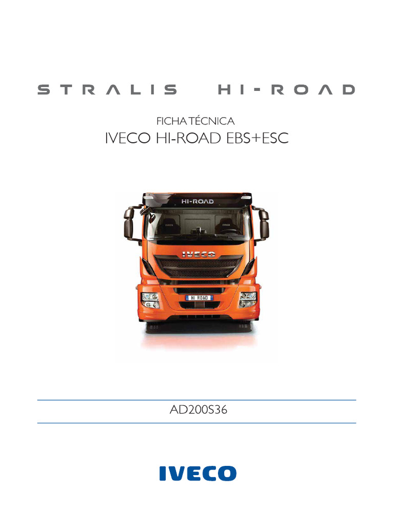 Hi Road EBS - ESC AD200S36 | PDF | Eje | Industria automotriz