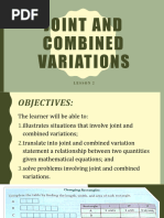 Direct Variation | PDF | Mathematical Concepts | Mathematical Analysis