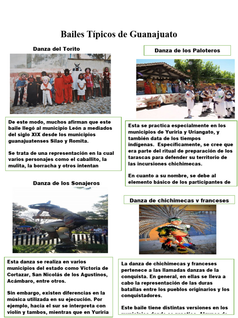 Bailes Típicos de Guanajuato | PDF | Bailes | Feudalismo