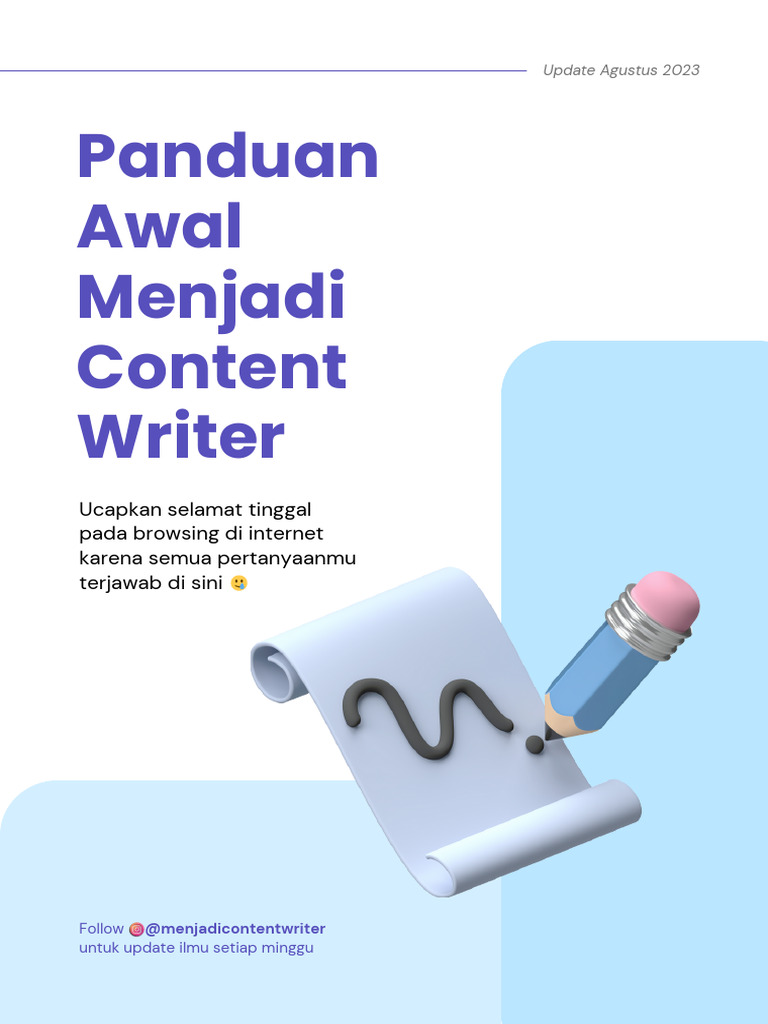 Panduan Awal Menjadi Content Writer | PDF | Bisnis