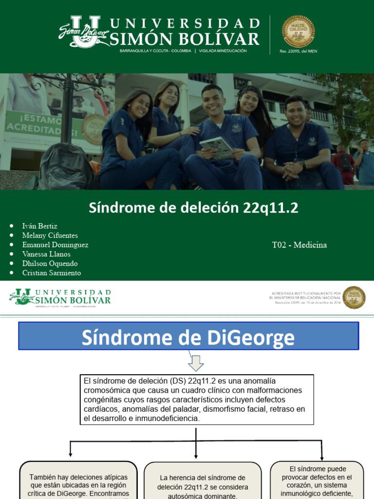 Síndrome de DiGeorge | PDF | Enfermedades y trastornos | Genética