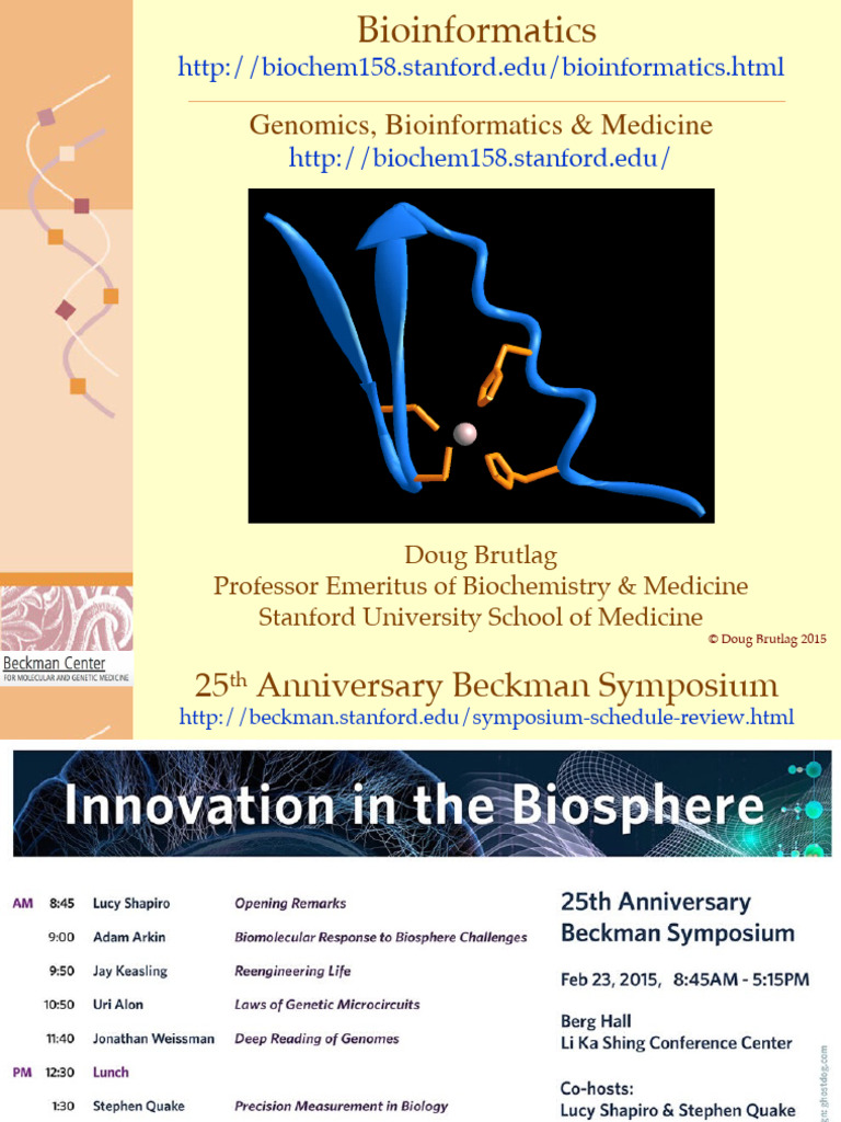 08 Bioinformatics | PDF | Bioinformatics | Genetics