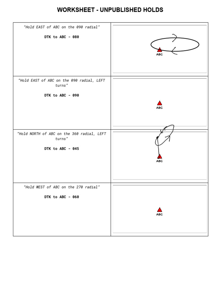 Unpublished Hold Worksheet | PDF