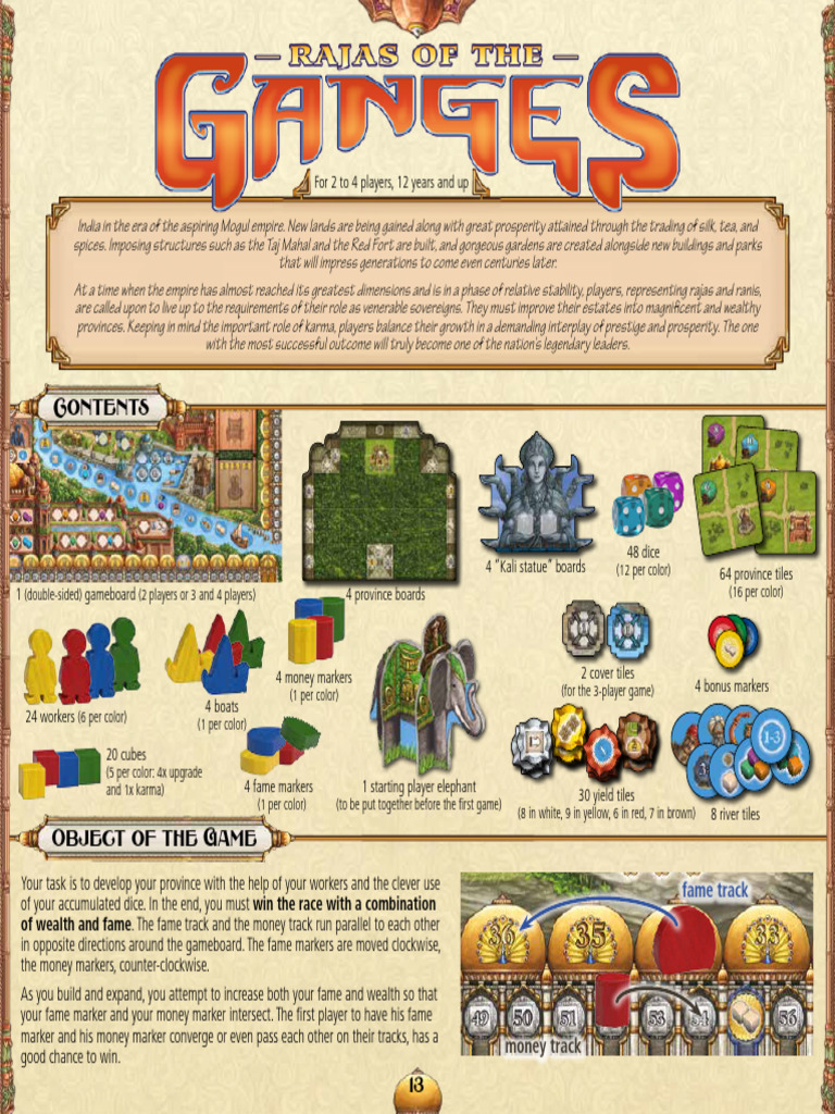 Mogul Empire Strategy Game | PDF | Dice