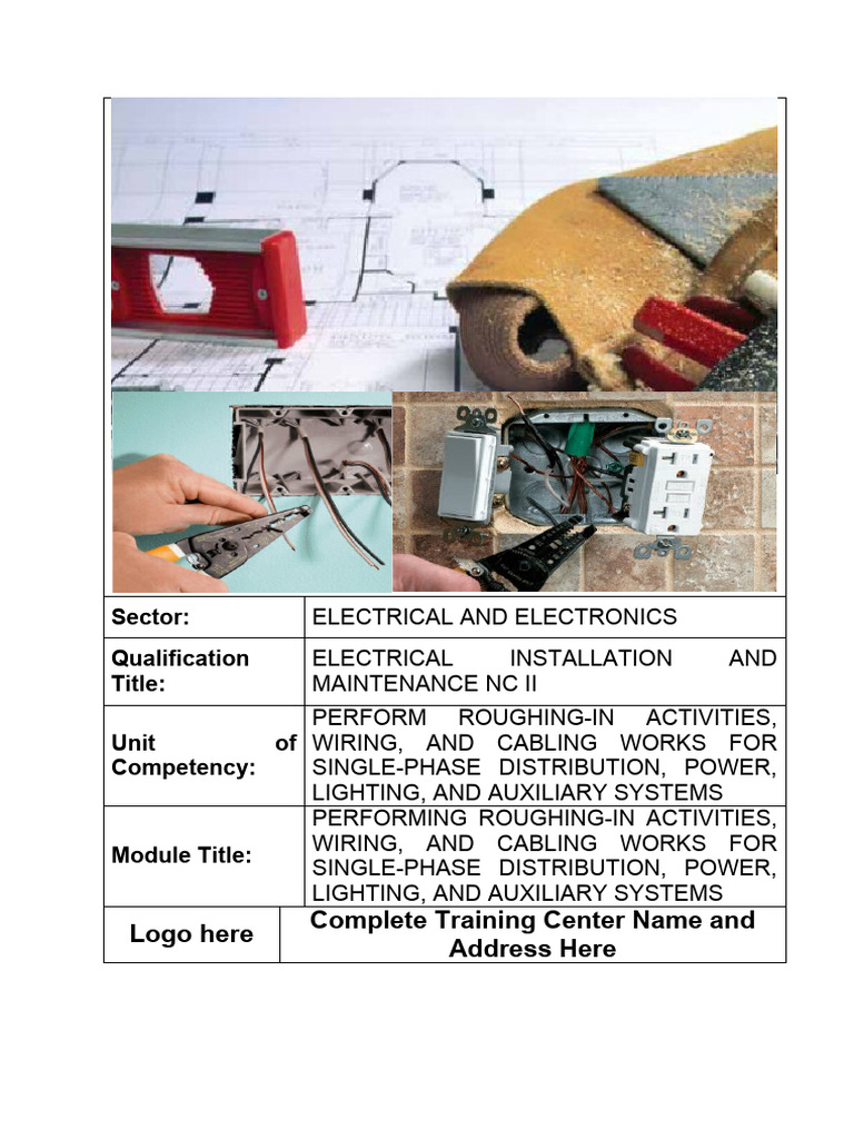 CORE 1 EIM NC II v1.0 | PDF | Electrical Wiring | Pipe (Fluid Conveyance)