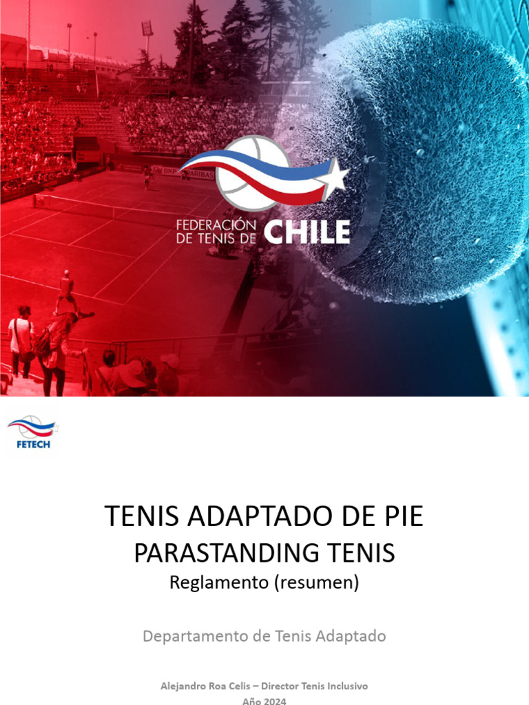 TENIS ADAPTADO (Parastanding tenis) 2024 V2 | PDF | Rodilla | Parálisis cerebral