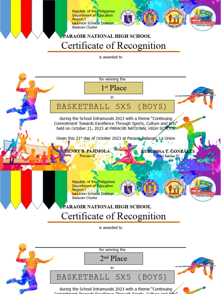 Certificate Learners | PDF | Sports | Athletic Sports